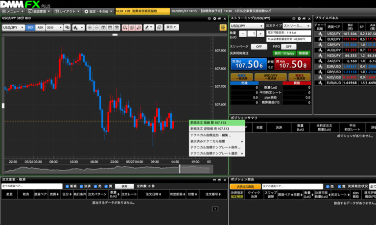 直感的操作が魅力！DMM FXの取引ツール「DMMFX PLUS」の使い方を徹底解説！ | FXクイックナビ